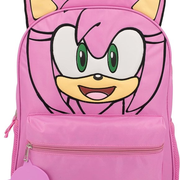 Bags | Sonic The Hedgehog Amy Rose 3d Backpack Pink | Poshmark